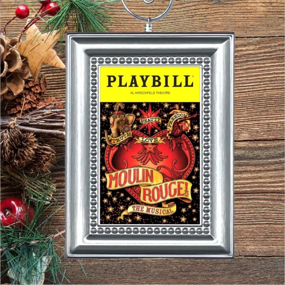 Holiday | Moulin Rouge Broadway Musical Playbill Christmas Tree ...